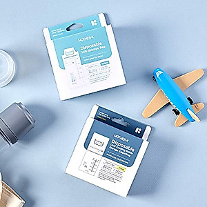 MOTHER-K Breast Milk Storage Bag, Doubled-Sealed for Freezing, Can be used Baby bottle liners (8oz, 50 Counts)