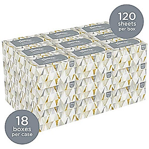 Kleenex® Hand Towels with Premium Absorbency Pockets (01701), Pop-Up Box, White, 18 Boxes / Case, 120 Hand Towels / Box, 2,160 Hand Towels / Case