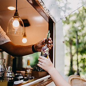 Flower Cute Camper Bottle Opener, Gift for Camper Lover, Women, Men, Funny Little Gift for Camper Lover, Using for Outdoor Picnic Home, Camper, RV, Hiking, Kayaking, Camping, Travel