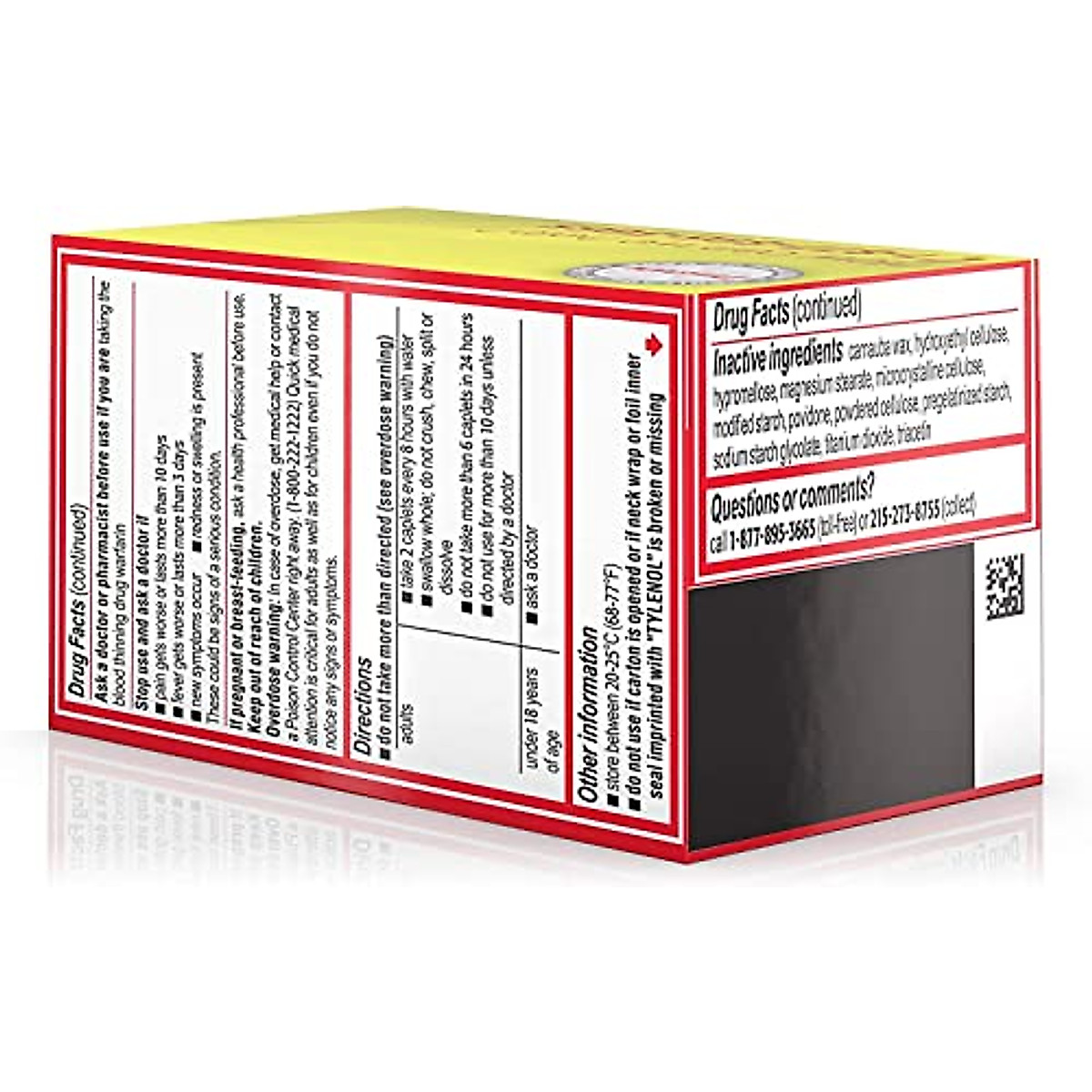 Tylenol 8 Hour Arthritis Pain Relief - Acetominophen Extended-Release Tablets, Pain Reliever / Fever Reducer, 24 Caplets, 650 milligrams each (2-Pack)