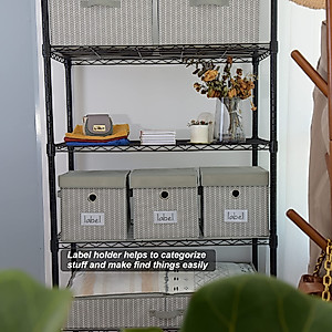 GRANNY SAYS Bundle of 3-Pack Closet Storage Cubes & 1-Pack Extra Large Rectangle Storage Bin
