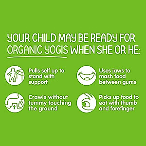 Happy Baby Organics Yogis Freeze-Dried Yogurt & Fruit Snacks, Variety Pack, 1 Ounce (Pack of 6)