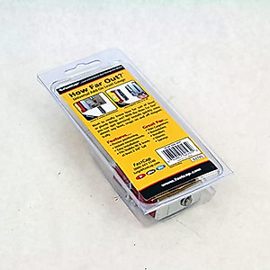 FastCap 02105 Precision How Far Out Universal Add-On Level Gauge