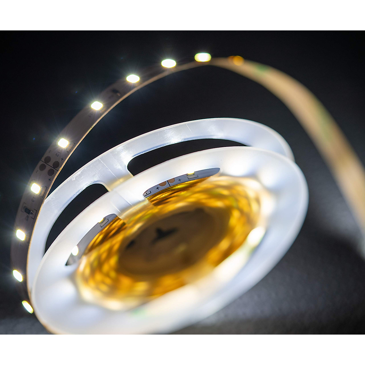 Lockdown LED Vault Tape Light with Motion Activation Length Adjustment 3M Adhesive and Wall Plug for Convenient Gun Safe Lighting and Organization