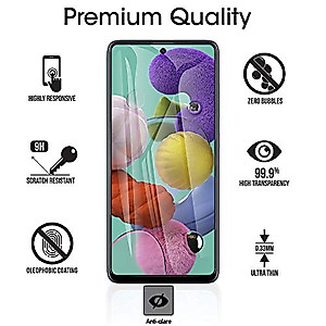 [2-Pack] for Samsung Galaxy S20 FE / A53 / A52 / A51 Privacy Screen Protector, Anti-Spy Tempered Glass Protector Film [Don’t Support Fingerprint Unlock], Case Friendly Easy Install Bubble Free Black