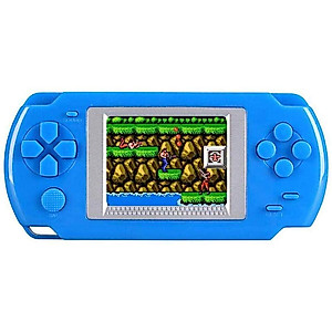 Elolicu Handheld Game Console for Kid Children, 2021 New Built in 268 Classic Retro Video Games 2 Inch Screen Portable Game Console Arcade Video Gaming Player System Best Birthday Gift for Kid (Blue)