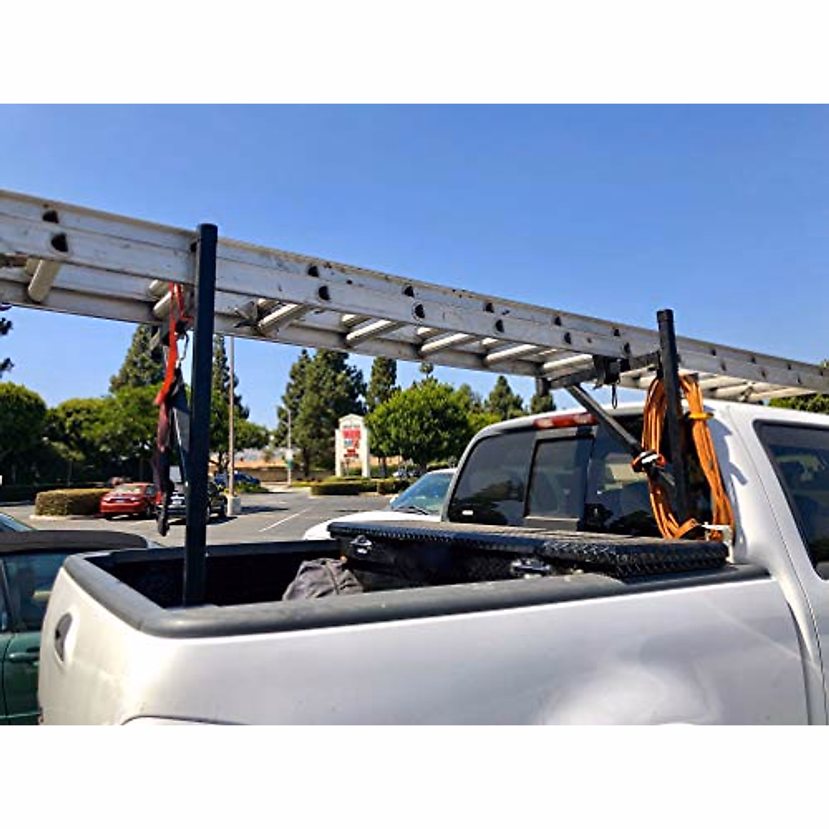 MaxxHaul 70233 Heavy Duty Ladder Rack. , Black