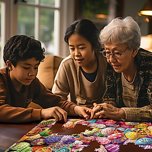 White Mountain Puzzles Easter Eggs, 1000 Piece Jigsaw Puzzle