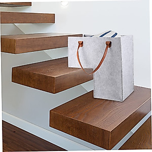 Staircase Basket Storage Bag Large Laundry Hamper Large Container Round Laundry Basket Felt Laundry Basket Stair Organizer Large Utility Tote Sundries Basket Clothes Organizer