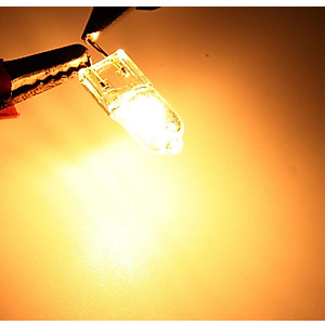 35W Halogen Bulbs G5.3 35 Watt G5.3 12V 35W Halogen Bulbs JC Bi-Pin Base Light 35 Watt 12 Volt Halogen Lamp for Home Lighting,Clear Glass Lens,Warm White 2700K,10 Pack