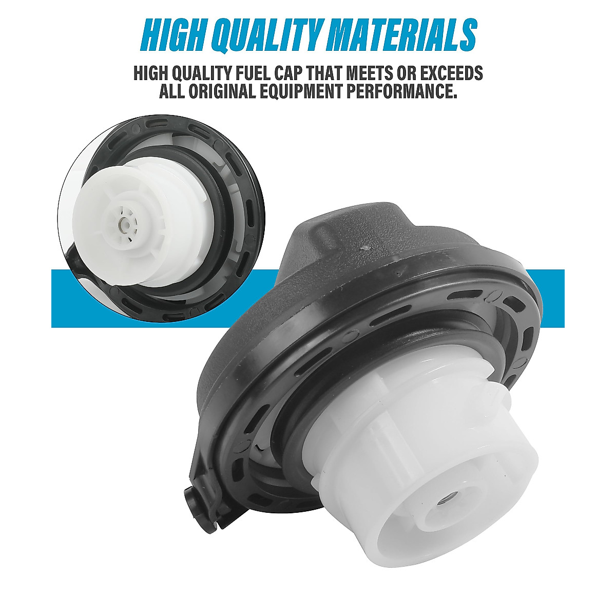 Zlirfy Gas Cap Fuel Tank Cap,Gas Cap Cover,Car Accessories Fuel Cap Fuel Tank Filler Cap,Fuel Cap Replacement for Most Car Models,Replace 31010-3L600 31010-3L600U