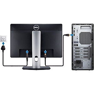 Dell OptiPlex 3000 3090 Desktop Computer - Intel Core i5 10th Gen i5-10505 Hexa-core (6 Core) 3.20 GHz - 8 GB RAM DDR4 SDRAM - 256 GB M.2 PCI Express NVMe SSD - Tower - Black