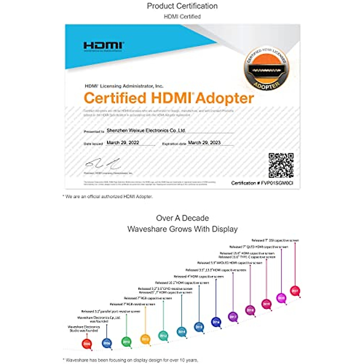 waveshare 4.3inch Capacitive Touch Screen LCD Compatible with Raspberry Pi 5/4B/3B+/3A+/2B/B+/A+/Zero/Zero W/WH/Zero 2W CM3+/4 800×480 Resolution HDMI IPS Supports Jetson Nano/Windows