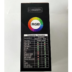 Donerton Gaming Headset, Over-Ear Gaming Headphones with Noise Canceling Mic, Stereo Bass Surround Sound, Soft Memory Earmuffs LED Light PS4 Gaming Headset Compatible with PC, Laptop, PS4, PS5, Red