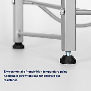 LIANTRAL Water Cooler Jug Rack, 5 Gallon Water Jug Holder Water Bottle Storage Rack, 5 gallon water jug stand, 3 Tiers, Silver