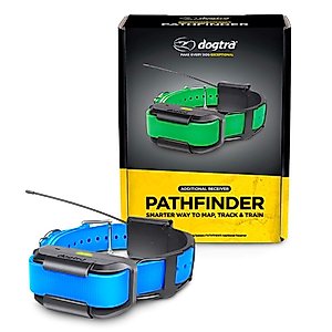 Dogtra Pathfinder Additional Receiver 9-Mile 21-Dog Expandable Waterproof Smartphone GPS Tracking & Training E-Collar with 2-Second Update Rate, No Subscription Fee, Free Satellite Map
