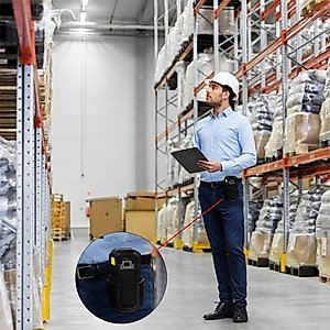 Scanner Holster for Zebra Symbol TC77, TC70, TC72, TC75, TC70x, TC75x Handheld Barcode Scanner - Carrying Case and Holder with Belt Clip, Pouch Supports Trigger Handle, SG-TC7X-HLSTR1-02