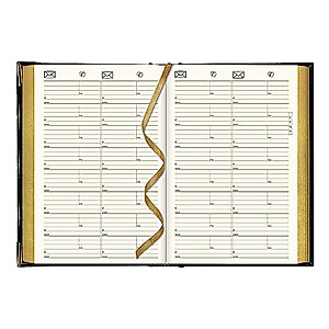 Brownline 2024 Executive Weekly Planner, Appointment Book, 12 Months, January to December, Sewn Binding, 8.187" x 5.625", Trilingual, Assorted Colors (CBE507.ASX-24)