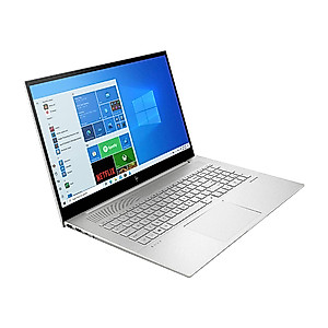 HP 2022 Envy 17.3" FHD Touchscreen Laptop Computer, 11th Gen Intel Core i7-1165G7, 16GB RAM, 512GB PCIe SSD, Backlit Keyboard, Iris Xe Graphics, Webcam, B&O Audio, Win 11 Pro, Silver, 32GB USB Card