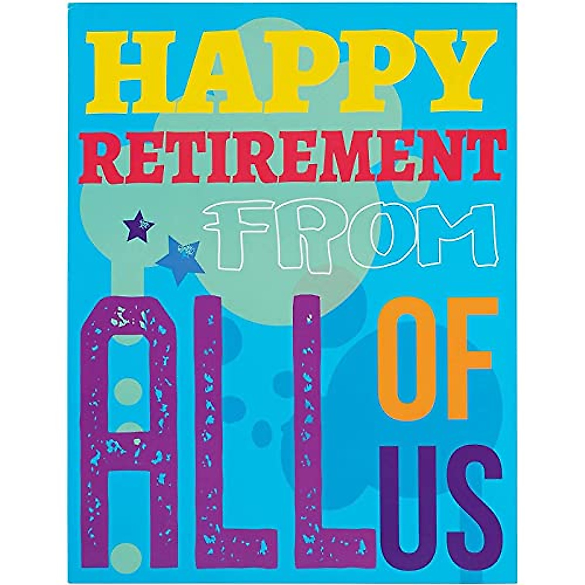 Jumbo Retirement Farewell Cards with Envelopes for Boss Day, Men (8.5 x 11 In, 3 Pack)