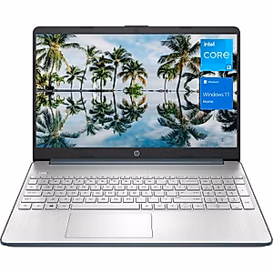 HP 15 Laptop, 15.6” HD Display, Intel Core i3-1115G4 Processor, 16GB RAM, 1TB SSD, Wi-Fi, SD Card Reader, HDMI, Webcam, Windows 11 Home, Spruce Blue