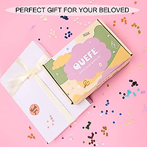 QUEFE 6000pcs Clay Beads for Jewelry Making, 24 Colors Flat Heishi Clay Beads for Bracelet Necklace Earring Making, Boho Craft Kit for Adults and Fashion Icon