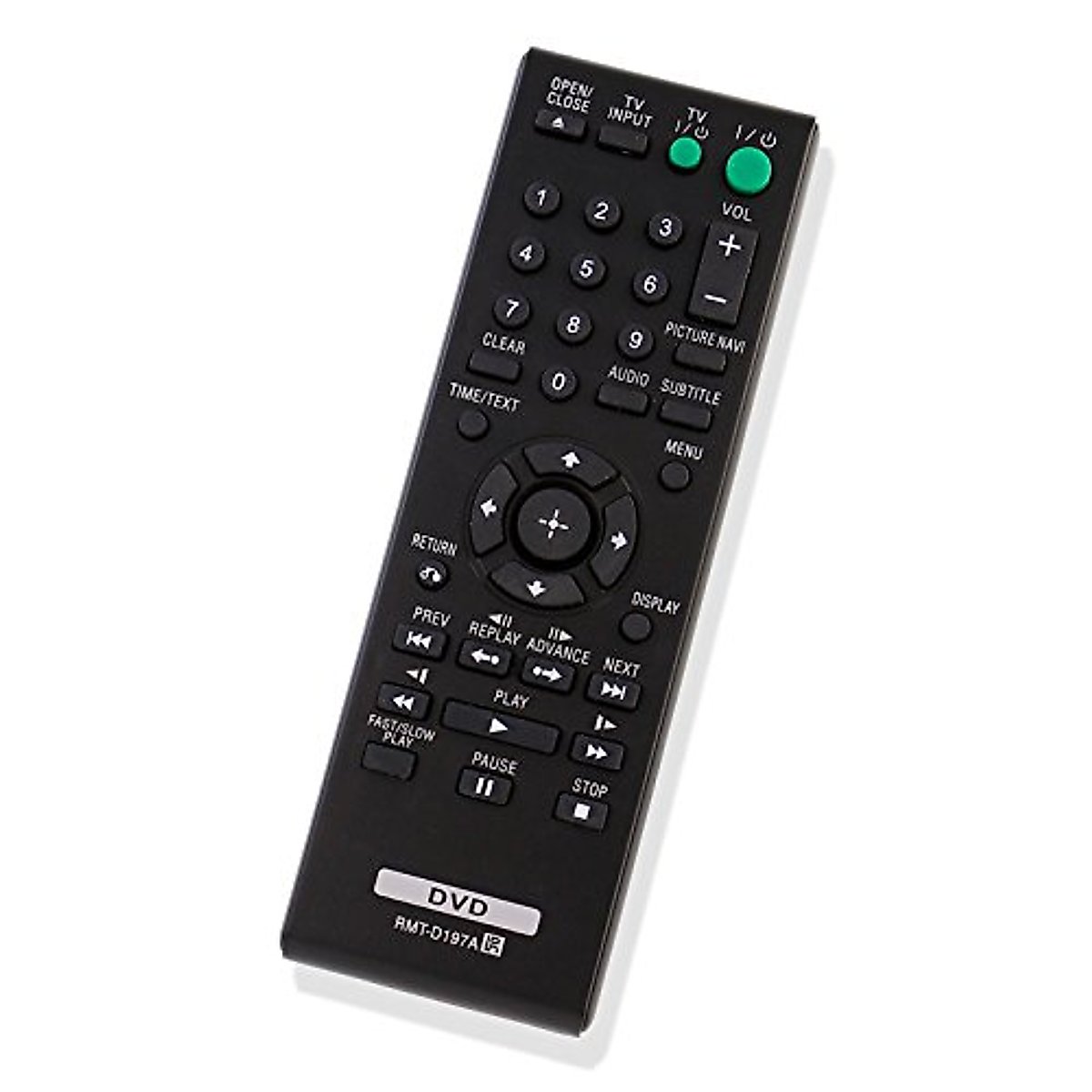 RMT-D197A RMTD197A Replaced Remote Control fit for Sony DVD Player DVP-SR510H DVP-SR320 DVP-SR405P DVP-SR750HP DVPSR100 DVPSR120 DVPSR210PB DVPSR310P DVPSR320 DVPSR750HP