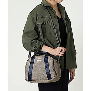 anello(アネロ) Mini Boston Shoulder Bag, Denim Blue