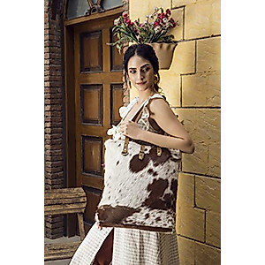 Myra S1285 Chestnut Hair On Tote Bag, Brown, One Size