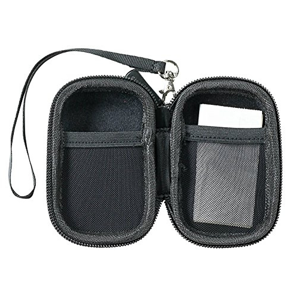 Caseling Carrying Hard Case for Sandisk Clip Jam/Sansa Clip Plus/Clip Sport MP3 Player. - Apple iPod Nano, iPod Shuffle. – Black.