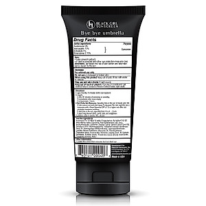 Black Girl Sunscreen - Moisturizing Sunscreen Lotion SPF 30, No White-Residue, Formulated with Natural Ingredients for Melanin Rich Skin (3 Fl. Oz.)