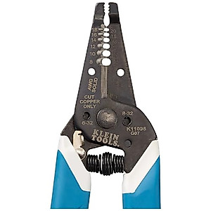 Klein Tools K11095 Klein-Kurve Wire Stripper and Cutter, for 8-18 AWG Solid and 10-20 AWG Stranded Wire