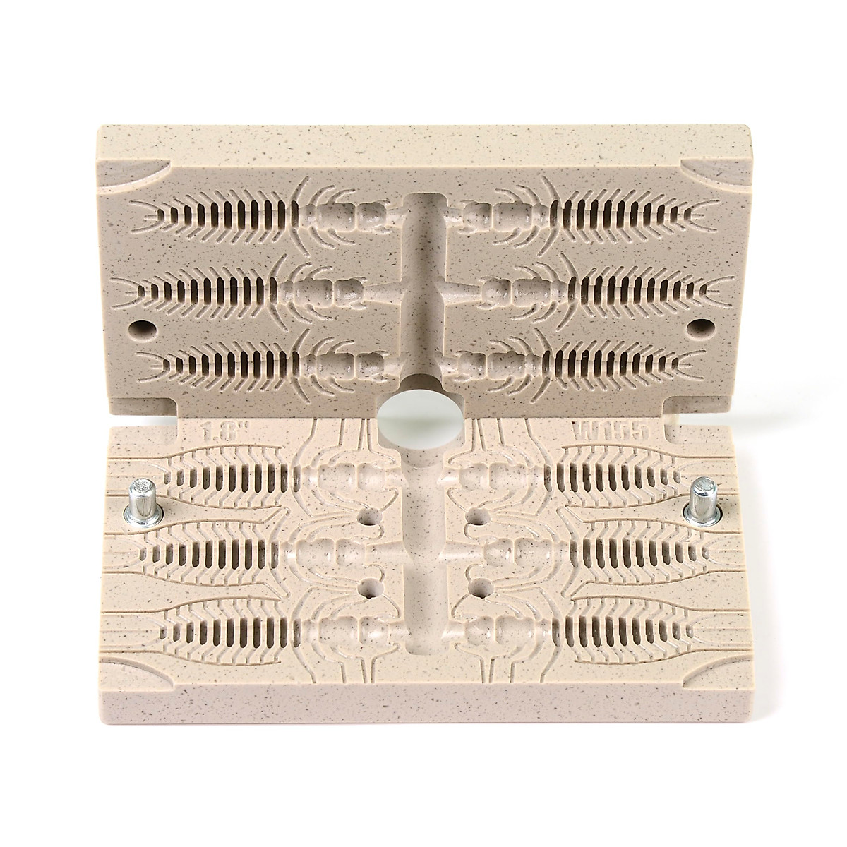 FatFish W155-6C Bait Mold Soft Plastiс Lure Making Injection Mold for Do-It Fishing Lures 1.8"