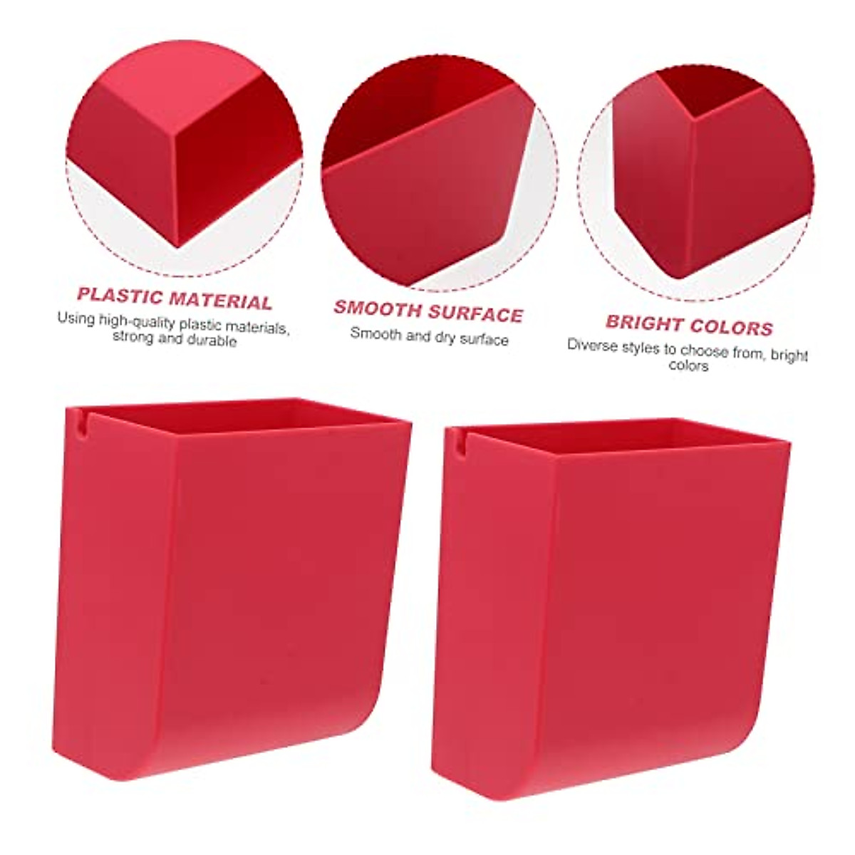 Holibanna Remote Control Storage Box Rc Stand Vanity Organizer Tray Cellphone Stand 4pcs Box Wall Adhesive Pen Holder Remote Wall Stand Wall Sundries Holder Wall Mounted Rack Storage Rack