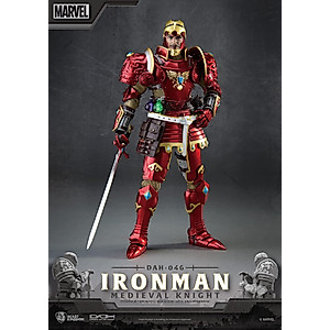 Beast Kingdom Medieval Knight Iron Man DAH-046 Dynamic 8ction Action Figure, Multicolor