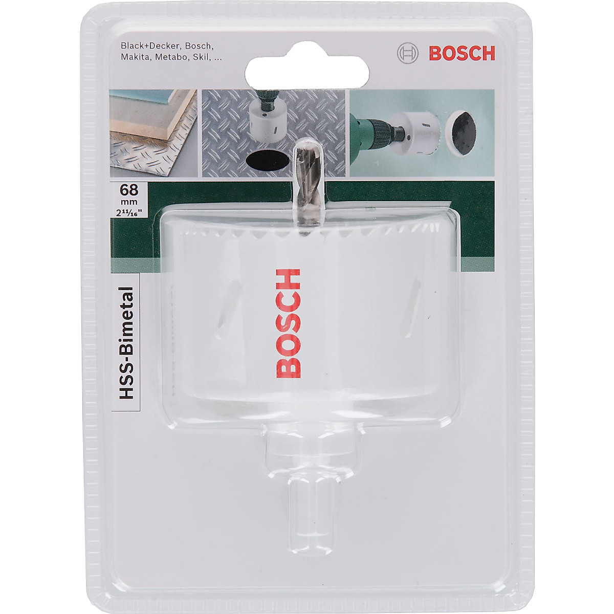 Bosch 2609255615 HSS Bi-Metal Holesaw with Diameter 68mm