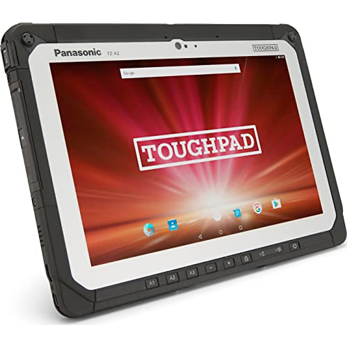 PANASONIC PERSONAL COMP PANASONIC TOUGHPAD FZ-A2, 10.1 WUXGA 10-pt Gloved Multi-touch, Intel Atom x5-Z8550 1.44GHz, No vPro, Android 6.0, 4GB Ram, 32GB, Bluetooth, GPS, 8MP Camera, WIFI, (Renewed)