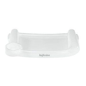 Inglesina - Fast Table Chair with Fast Tray: Hook On Portable High Chair for Babies and Toddlers, Damage Free Travel Booster Seat for Restaurant Use - Includes Snap On Tray, Red