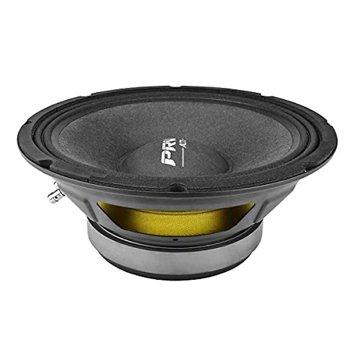 PRV AUDIO 10MR650A 10 Inch Midrange Speaker, 8 Ohm, 650 Watts, 97.5 db, 2.5 in Voice Coil Alto Series PRO Audio Mid Range Loudspeaker (Single)