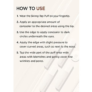 [JUNGSAEMMOOL OFFICIAL] Skin Nuder Concealer (Medium) | Korean Makeup Concealer | Korean Foundation | Natural Coverage