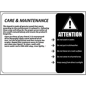 Labell Wood Cutting Boards - Large Canadian Maple Chopping Board for Meats, Vegetables, Fruits, and Cheeses - Flat Board Perfect for Carving, Serving, and Charcuterie (18" x 24" x 0.75")