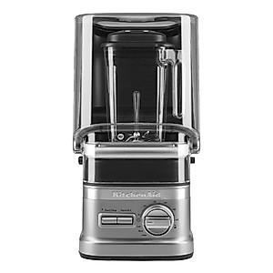 KitchenAid KSBC1B2CU NSF Enclosure Commercial Blender, 60 oz, Contour Silver