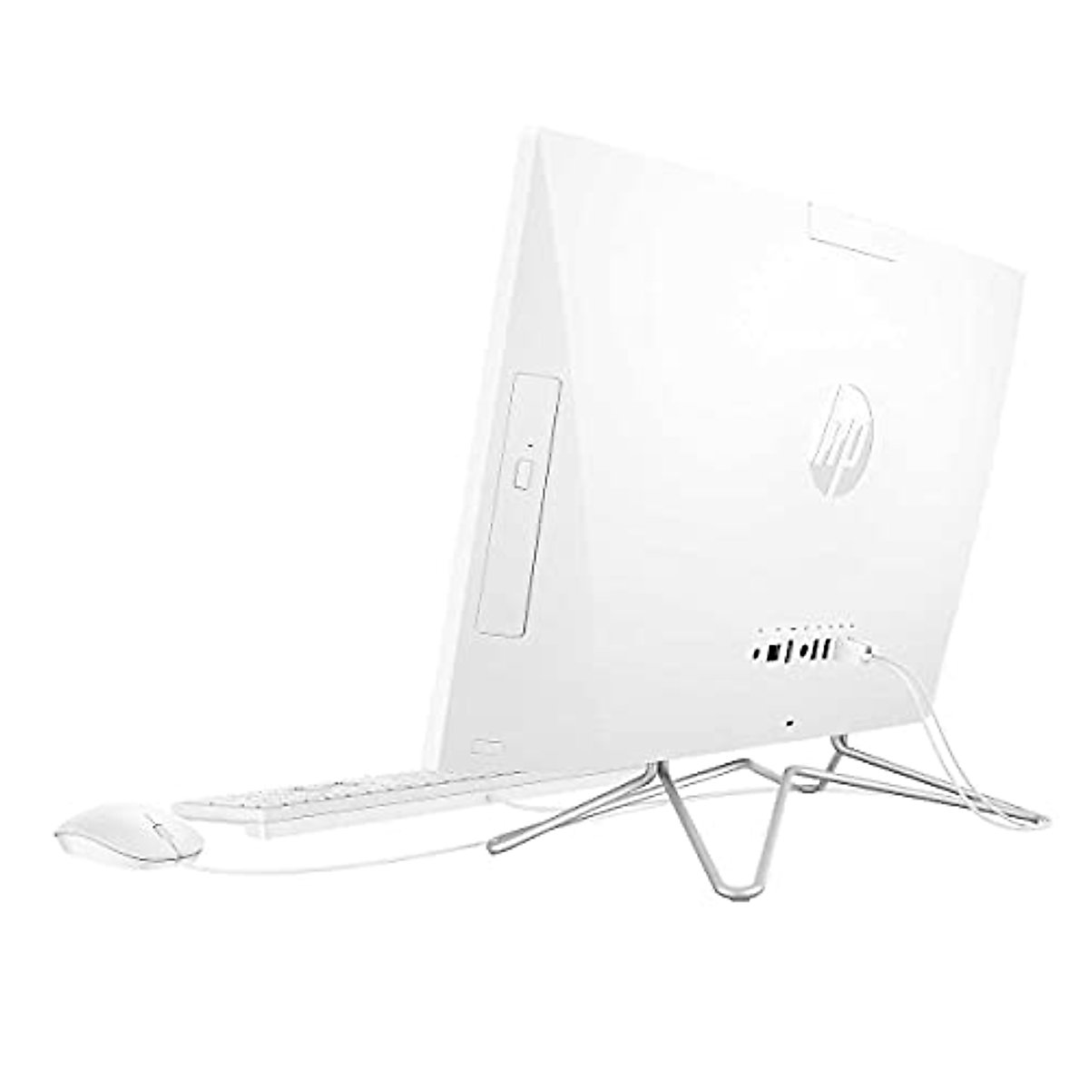 HP 2021 All-in-One Desktop Computer, 23.8" Full HD Touchscreen, 11th Generation Intel Core i5-1135G7 Processor, Intel Iris Xe Graphics, 32GB RAM, 1TB SSD, Webcam, DVD-RW, Windows 10 Home,White