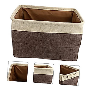 Abaodam 2 Pcs Pet Toy Basket Fabric Bins Toys Storage Organizer Organization and Storage Closet Woven Laundry Basket with Lid Home Storage Organizer Oxford Cloth Shelf Baby Clothing