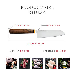 Voeux Kitchenware Orient Series Japanese Knife (SANTOKU)