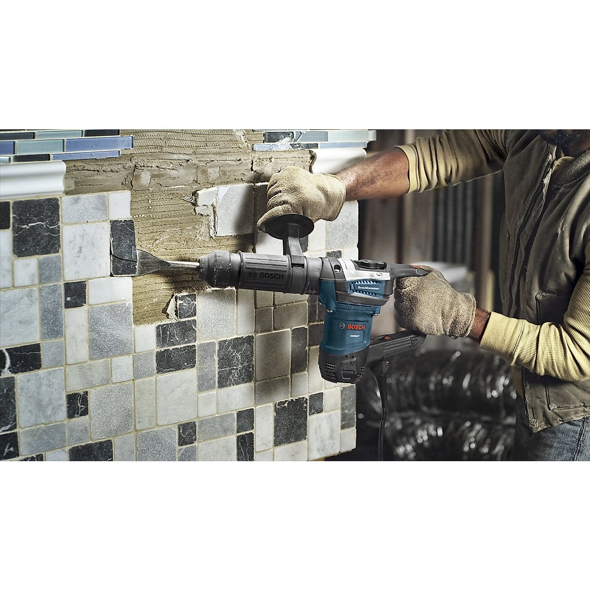 Bosch DH507-RT 10 Amp SDS-Max Variable-Speed Demolition Hammer (Renewed)