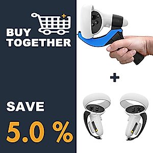 AMVR Touch Controller Grip Anti-Throw Strap Accessories for Meta Quest 2 with Table Tennis Paddle Grip Handle