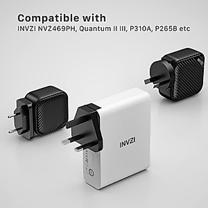 [Bundle] INVZI 67w GaN USB-C Charger and International Universal Travel Adapter Converter with UK, EU, AU Adapter