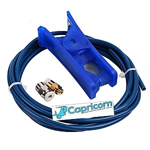 Creality Capricorn XS Series Low Friction PTFE Bowden Tubing 2 Meters for 3D Printer1.75mm Filament with PTFE Tube Cutter Upgrade kit for Ender 3 V2,Ender 3 Pro,Ender 5 ProCR-10 V3 Series 3D Printer