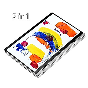 HP Envy x360 2-in-1 14" FHD IPS Touchscreen Laptop Intel Core i5-1335U(Beats i7-1260U) Backlit KB Fingerprint Reader, Windows 11 | Natural Silver (8GB RAM | 512GB SSD) (14 inch)